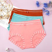 China Women's Plus Size Cotton Brief Large Size Underwear Comfortable Panty for Fat Women for sale