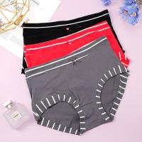 China Women's Plus Size Cotton Brief Large Size Underwear Comfortable Panty for Fat Women for sale