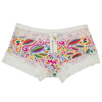 China New Arrival Women's Lace Cotton Boyshort Underwear Fashionable OEM ODM Sexy Panties for Women Female Wholesale for sale