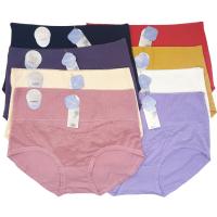 China Breathable Women Panties Cotton High Waist Hip-hugging Women's Underwear Large Size Briefs Cotton for Women for sale