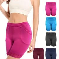 China Hot Selling Women's 7 Color Fashionable Cotton Boyshorts Long Boxer Lace Underpants High Quality Women Long Boxer for sale