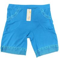 China Hot Selling Women's 7 Color Fashionable Cotton Boyshorts Long Boxer Lace Underpants High Quality Women Long Boxer for sale