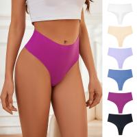 China High Waist Bikini Thong Seamless Panties Wholesale Price Solid Color Hot Selling Explosive Seamless Bikini Women for sale