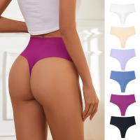 China High Waist Bikini Thong Seamless Panties Wholesale Price Solid Color Hot Selling Explosive Seamless Bikini Women for sale