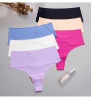 China High Waist Bikini Thong Seamless Panties Wholesale Price Solid Color Hot Selling Explosive Seamless Bikini Women for sale