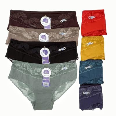 China Lace Back Women Underwear Breathable Briefs Panties for Women Everyday Lingeries Multi-color Adults Panties Hot Sell Sexy for sale