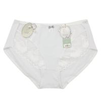 China Plus Size Women Fat Underwear Panties 95% Combed Cotton Decorated With Lace and Bow Plus Size Panties for Women for sale