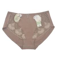 China Plus Size Women Fat Underwear Panties 95% Combed Cotton Decorated With Lace and Bow Plus Size Panties for Women for sale