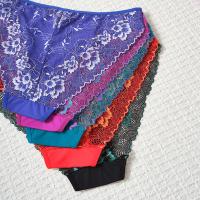 China Women Lace Briefs Sexy Nickers Female Underwear Womens Panties Lace Lingerie Underwear Factories Ladys Panties Wear Culottes for sale