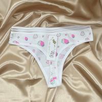 China Women Thongs Panties Wholesale Low Waist Breathable G-String Cotton Thongs Ladies Panties Underwear for Women for sale