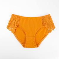 China Wholesale Cotton Lace Brief Ladies Underwear Best Quality Oem Odm Underwear Women Cotton for sale