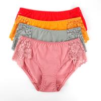 China Wholesale Cotton Lace Brief Ladies Underwear Best Quality Oem Odm Underwear Women Cotton for sale
