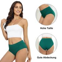 China US Plus-Size Women's High Waist Cotton Briefs Custom OEM ODM  Soft Breathable Stretch Panties Bikini Type Underwear for sale