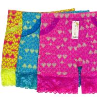 China Women's Mid Waist Sporty Style Breathable Cotton Shorts Factory Wholesale Floral Printed Boyshorts Panties Traceless Tight Fit for sale