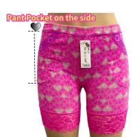 China Women's Mid Waist Sporty Style Breathable Cotton Shorts Factory Wholesale Floral Printed Boyshorts Panties Traceless Tight Fit for sale