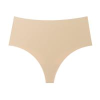 China Bikini Thong Ice Silk Breathable Quick Dry Cotton Crotch High Quality  Seamless Thong Wholesale High Waisted Thongs for Women for sale