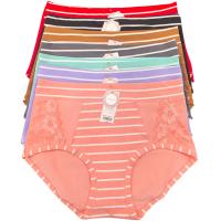 China Best Selling Wholesale Price Women Cotton Fashionable Plus Size Panties Underwear Cotton Ladies Lingerie Panties for sale