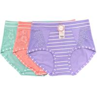 China Best Selling Wholesale Price Women Cotton Fashionable Plus Size Panties Underwear Cotton Ladies Lingerie Panties for sale