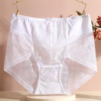 China Ladies Underwear Foreign Trade High Waist Sexy Lace Breathable Elegant Hip High Waist Ladies Briefs for sale