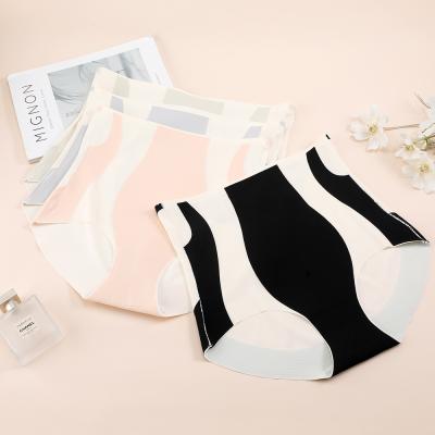China Ready to Ship Best Selling Seamless Panties High-Rise Women Girl High Waisted Boyshorts Yoga Sporty Panties for sale