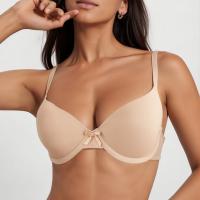 China Women Bra Solid Colors New Arrival BCDE Cup Available Cute Bow Leisure Wholesale Solid Colors Underwear Bra for Women for sale
