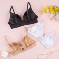 China Women Bra Solid Colors New Arrival BCDE Cup Available Cute Bow Leisure Wholesale Solid Colors Underwear Bra for Women for sale