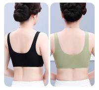 China 2025 New Arrival Front Closure Bra for Women Lace Seamless Women Sporty Wire Free Middle Age Ladies Women Bra for sale