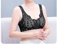 China 2025 New Arrival Front Closure Bra for Women Lace Seamless Women Sporty Wire Free Middle Age Ladies Women Bra for sale