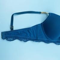 China New Arrival Wholesale 46-52C Women Bra Underwire Push up Gathering Comfortable High Quality Ladies Bra for sale