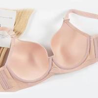 China Women Plus Size Bra Seamless Solid Colors D Cup High Quality Wholesale Women Plus Size Bra for sale