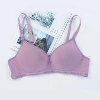 China Wholesale Solid Color Small Breast Cup Bra Women Sporty Comfortable Wire Free Bra for sale