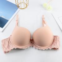 China New Arrival 2025 Women Bra Lace Design With Bow 34B 36B 38B Ready to Ship Underwear Lace Bra for Women for sale