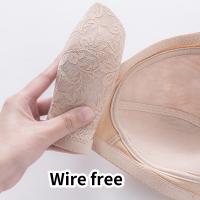 China C Cup Women Bra Wire Free Push up Factory Wholesale Cheap Price Ladies Lace Bra for Women for sale