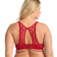 China E Cup New Arrival Plus Size 40-50E Women Lace Bra Beautiful Back Comfortable Bra Women Plus Size for sale