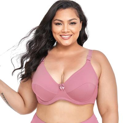 China Pushing up Bra Smoothing Touch Big Size Bra Available in C/D/E/F Wholesale Provided Women Bra for sale