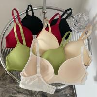 China Women Cheap Price Bra Small Breast Bralette Lady's Bra Wire Free Thin Small Breast Female Bra for sale