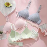China Female High Quality AB Cup Bra Small Breast Underwear Sports Thin Small Quality Wholesale Bra for Women for sale
