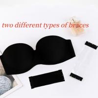 China Wholesale Women Bra Strapless Invisible Strap Bralette Lady's 32-38 AB Cup Bra New Arrival Strapless Bra for Women for sale