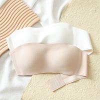 China Women Anti-Slip Strapless Bra Invisible Comfortable Ladies Push up Strapless Bra for Women and Wedding Dress for sale