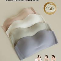 China Women Anti-Slip Strapless Bra Invisible Comfortable Ladies Push up Strapless Bra for Women and Wedding Dress for sale