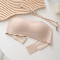 China Women Anti-Slip Strapless Bra Invisible Comfortable Ladies Push up Strapless Bra for Women and Wedding Dress for sale