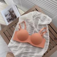 China Women Bra Small Breast Cup Cheap Price Colorful Bralette Female Ab Cup Solid Colors 32-38 Sizes Hot Selling Bras Women for sale