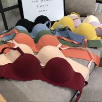 China Small Breast Women Cheap Price Bra Solid Color Adjusted-straps Wireless Wholesale Hot Selling Bra Ladies for sale