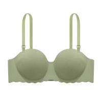China Small Breast Women Cheap Price Bra Solid Color Adjusted-straps Wireless Wholesale Hot Selling Bra Ladies for sale