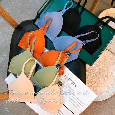 China Seamless Underwear With Adjustable Shoulder Straps Gathered and Comfortable Small Chest Wire Free Bra for Women for sale