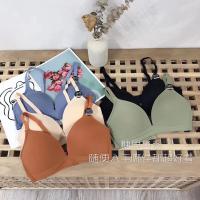 China Seamless Underwear With Adjustable Shoulder Straps Gathered and Comfortable Small Chest Wire Free Bra for Women for sale