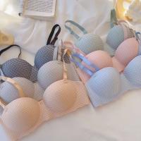 China Wholesale Hot Selling Women Bra Factory Warehouse Promotion Price Solid Color Young Ladies Bra Houndstooth Stripes for sale