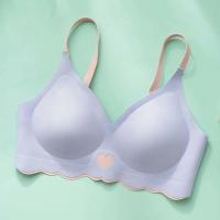China Women Small Breast Bra Ladies Factory Direct Sell Underwear Seamless Ice Silk Women Bra for sale