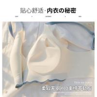 China Women Small Breast Bra Ladies Factory Direct Sell Underwear Seamless Ice Silk Women Bra for sale