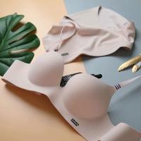 China Women One Piece Small Breast a and B Cup Suitable Hot Selling Wire-Free Convertible Straps Lady's Bra for sale